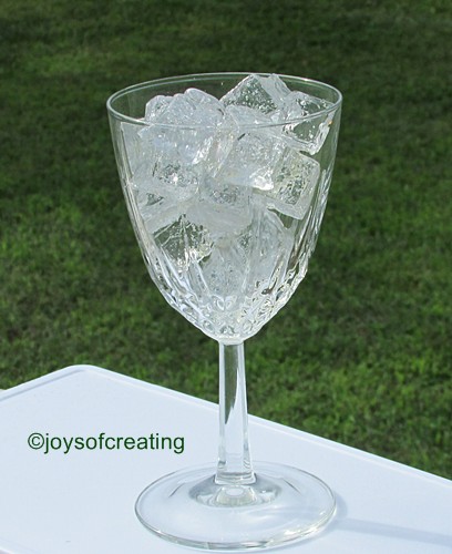 Cool looking craft – DIY Fake Ice | Joys Of Creating