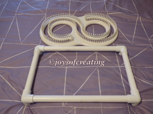 PVC Pipe Knitting Loom Stands – with lengths for various looms | Joys ...