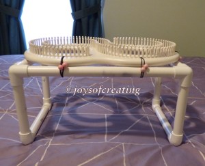 PVC Pipe Knitting Loom Stands – with lengths for various looms | Joys ...