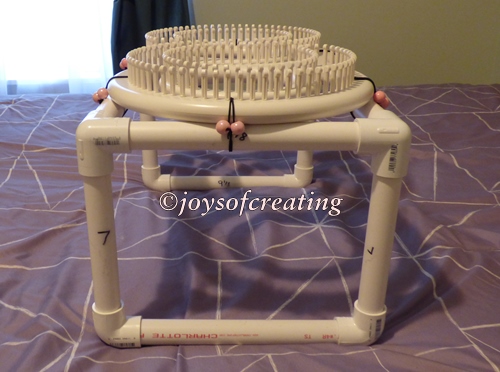 PVC Pipe Knitting Loom Stands – with lengths for various looms | Joys ...